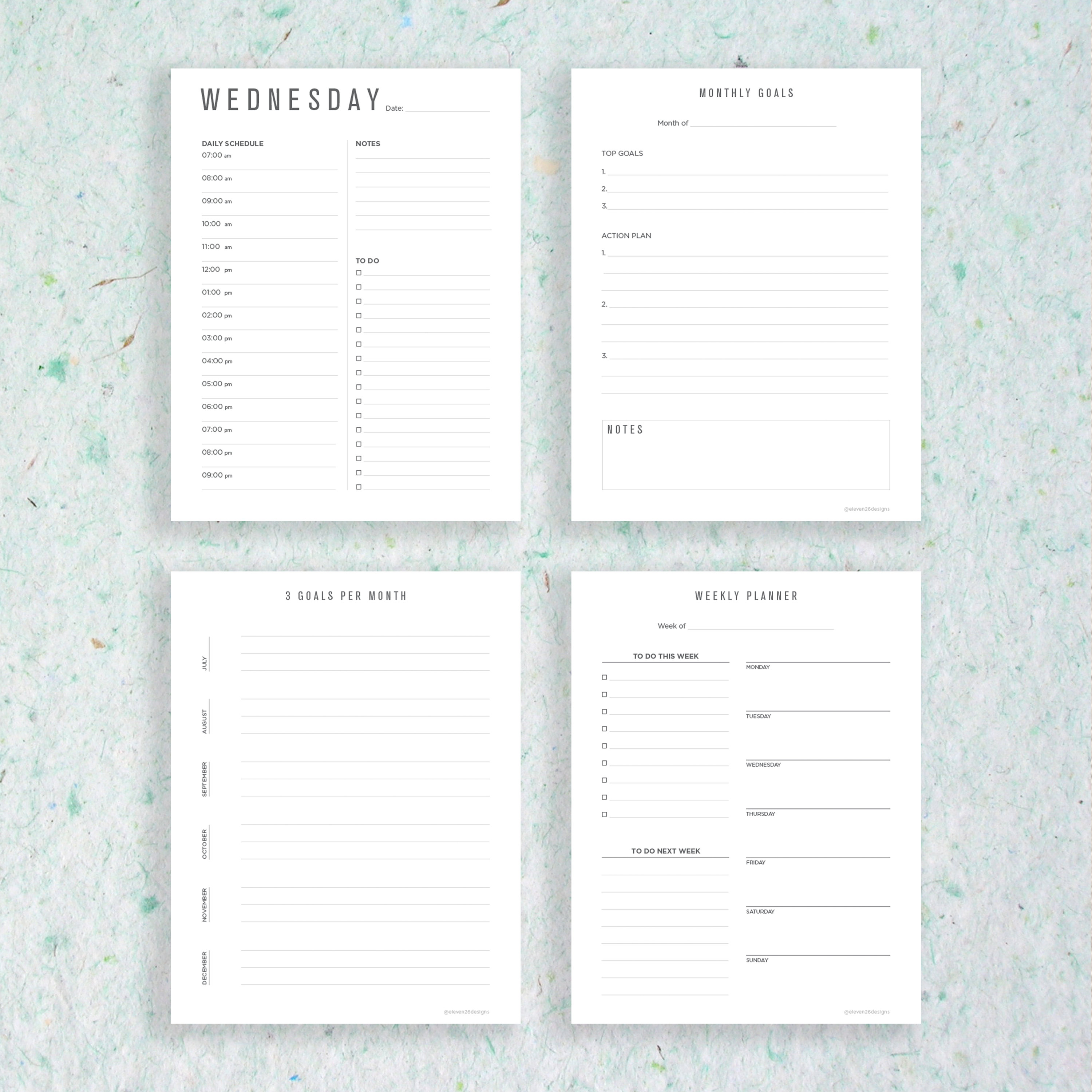 UPDATED 2024-2025 Printable Calendar Do to Journal Printer-friendly ...