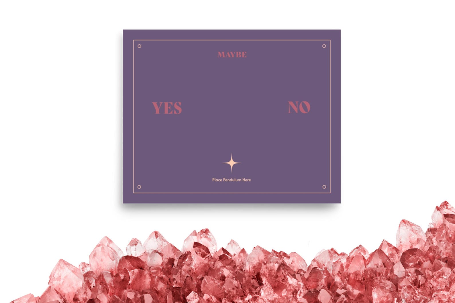 Pendulum Yes/no Poster | Pendulum Poster | Pendulum Chart | Pendulum ...