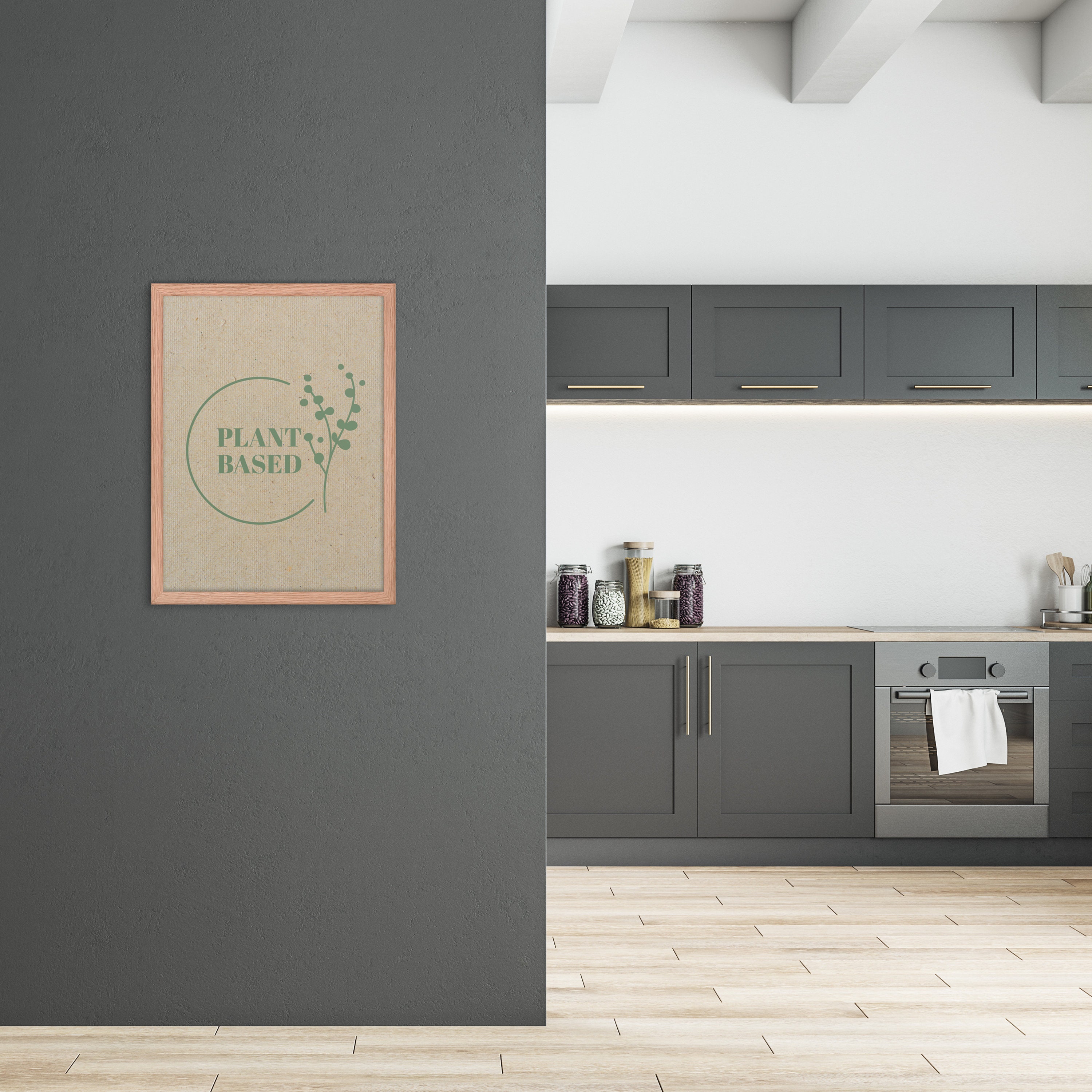 Framed Plant Based Poster Plant Based Poster Plant Based Print Plant ...