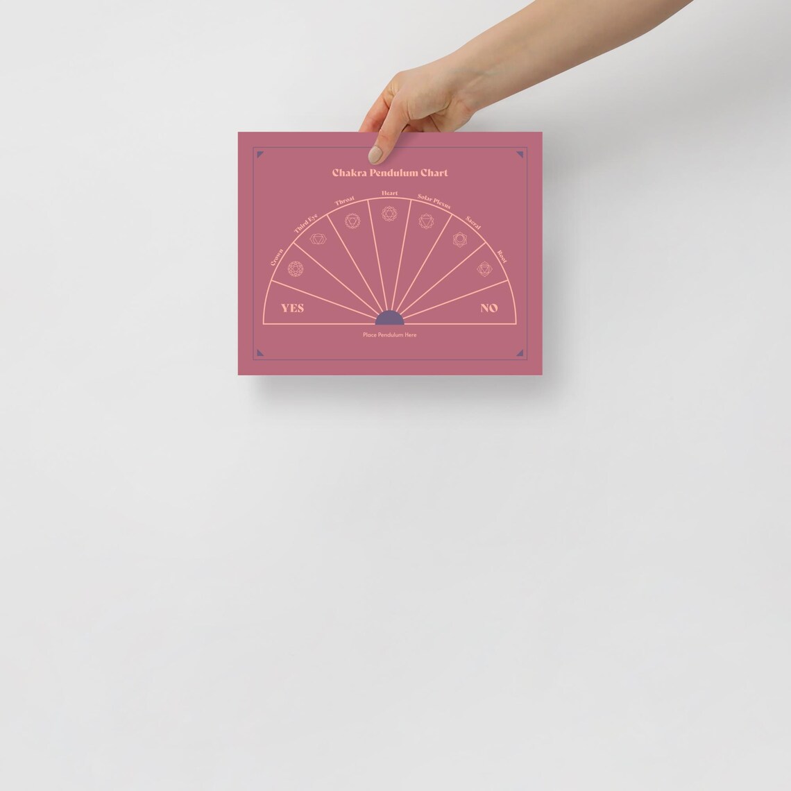 Pendulum Chakra Poster | Pendulum Poster | Pendulum Chart | Pendulum ...