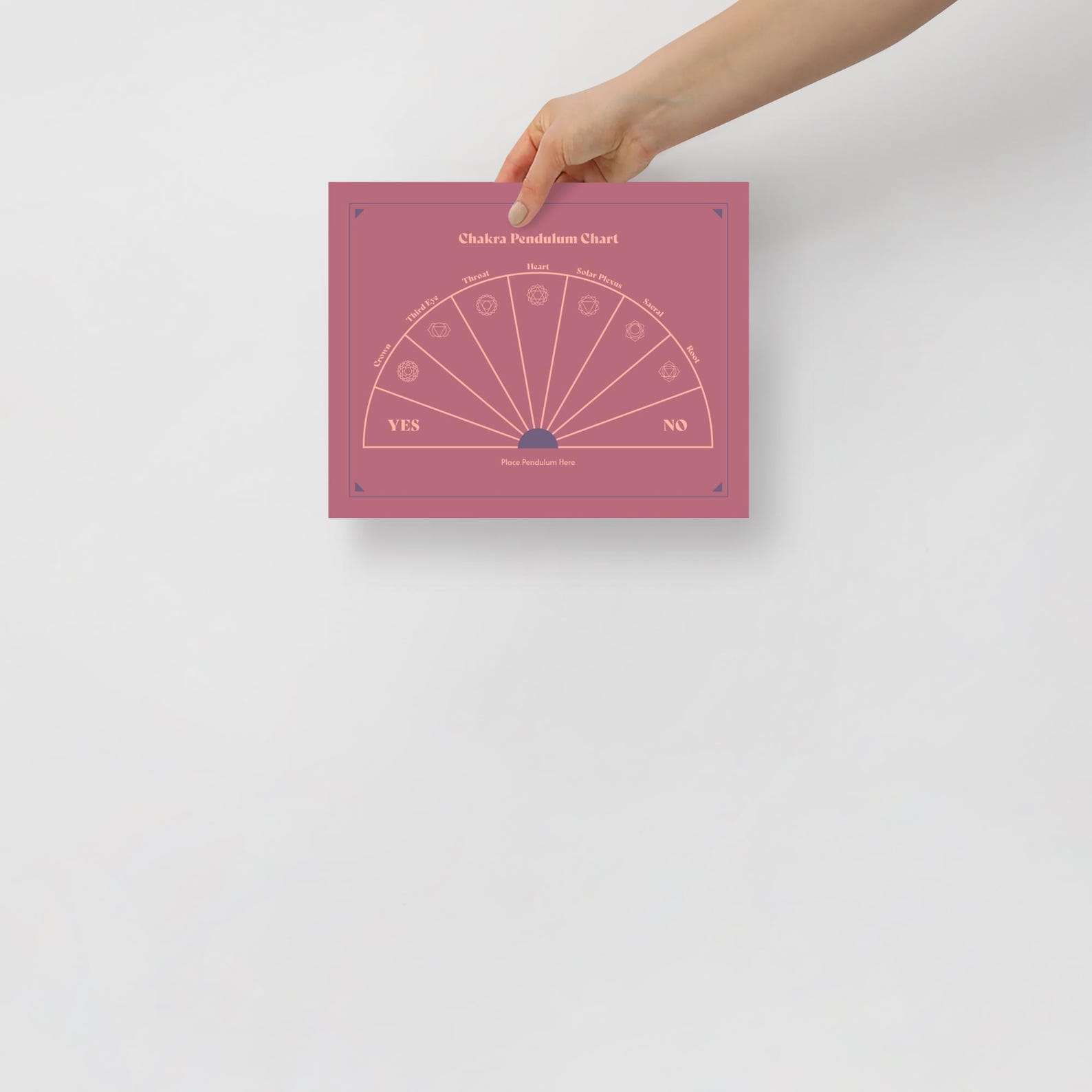 Pendulum Chakra Poster | Pendulum Poster | Pendulum Chart | Pendulum ...