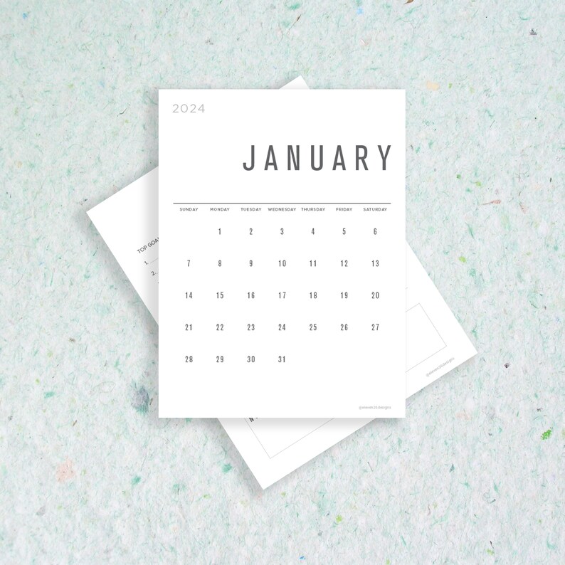 UPDATED 2024-2025 Printable Calendar Do to Journal Printer-friendly ...
