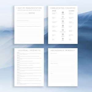 The Ultimate Manifestation Workbook | Manifestation Worksheets ...