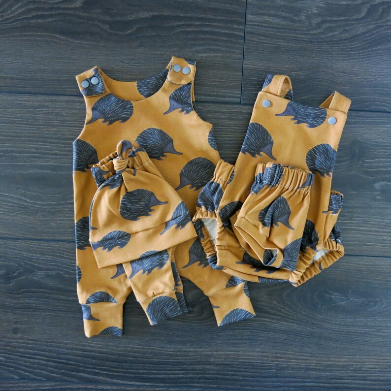 Echidna Baby Romper / Australian Baby Clothes / Organic Baby - Etsy ...