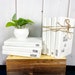 Personalized Faux Book Stacks | This is Us | Farmhouse Decor ...