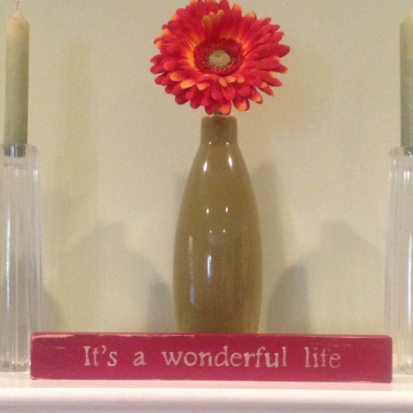Wonderful Life Sign - Etsy