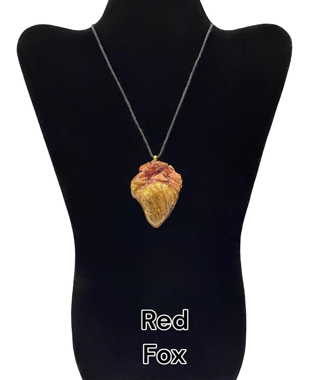 Real Preserved Anatomical Fox/rabbit/coyote Heart Pendant/necklace ...