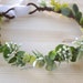 Pale Greenery Flower Crown - Eucalyptus Bridal Crown - Greenery Halo ...
