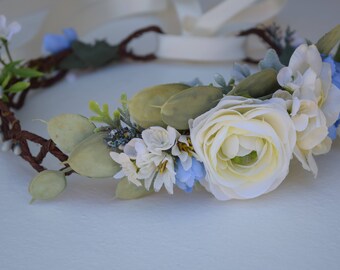 Daisy flower crown | Etsy