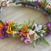 Wildflower Poppy Crown Wildflower Bridal Halo Flower Girl Crown Photos ...