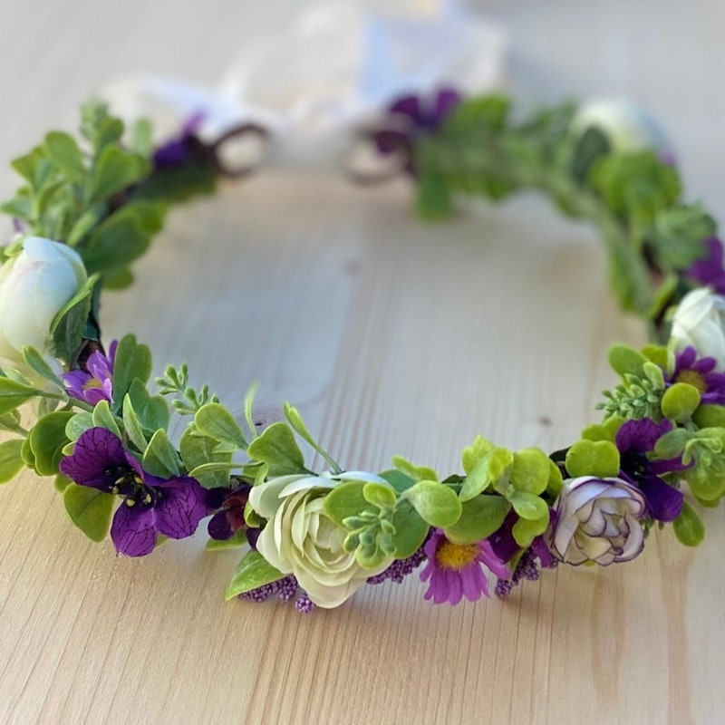 Violet Crown - Etsy