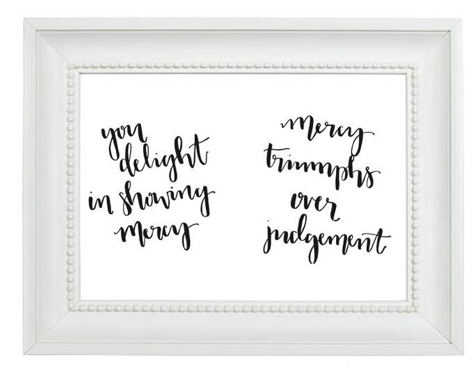 Mercy Rahma رحمة in Arabic Calligraphy Print, Love Mercy Quran Poster ...