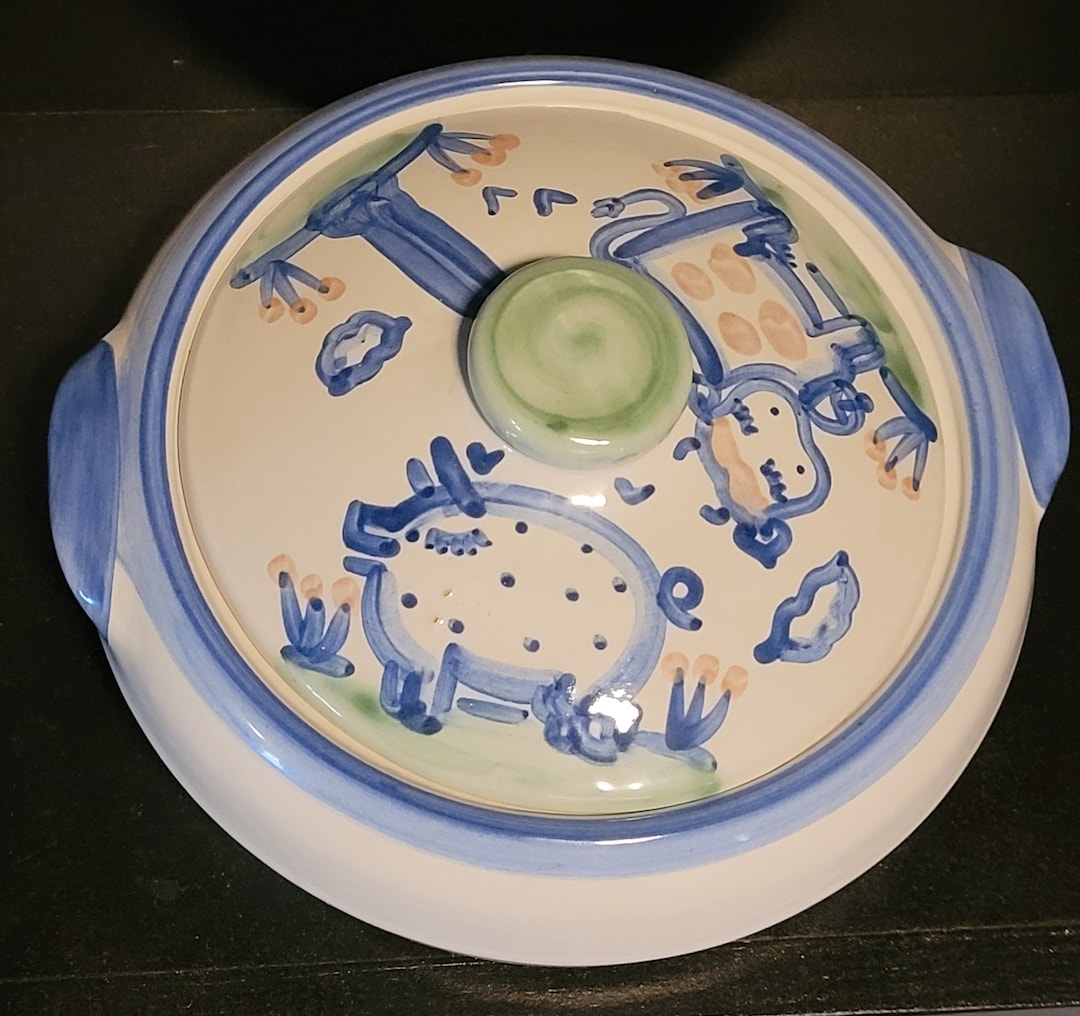 Vintage Mary Alice Hadley ( M.a. Hadley) Covered 10 Inch Diameter ...