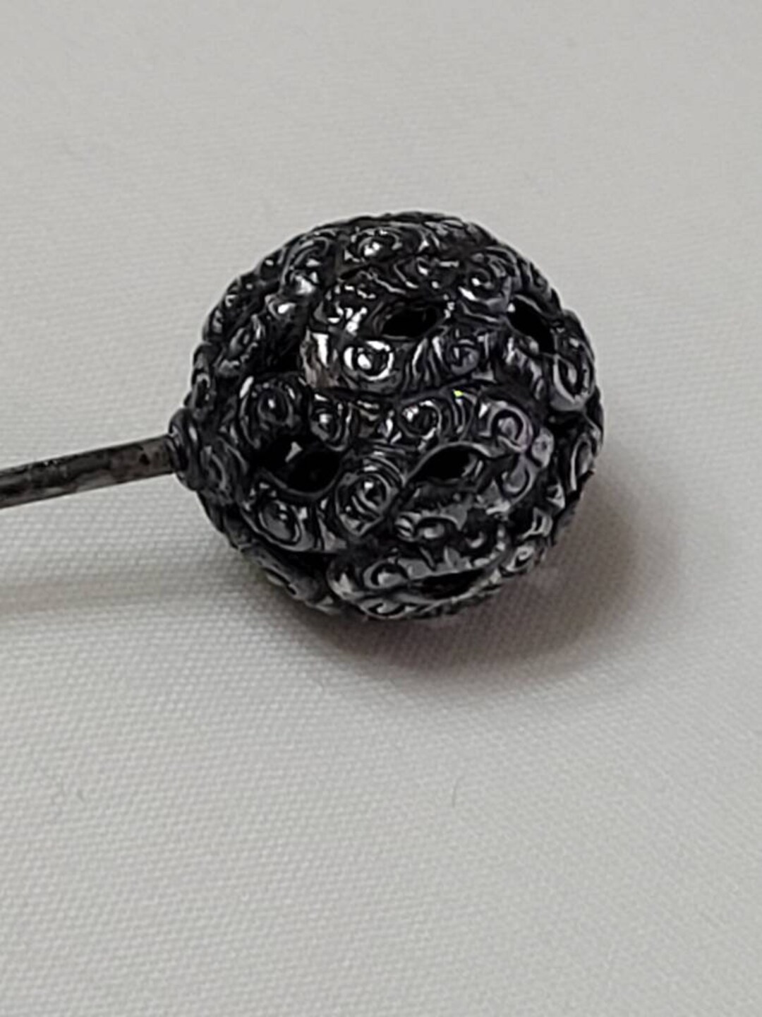 Vintage / Antique 6" Hat, Stick Pin. Sterling Silver. - Etsy
