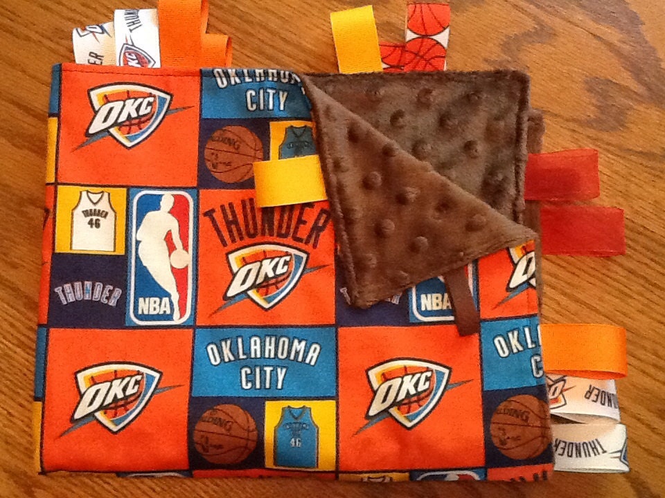 Ribbon Blanket NBA Oklahoma City Basketball Inspired - Etsy