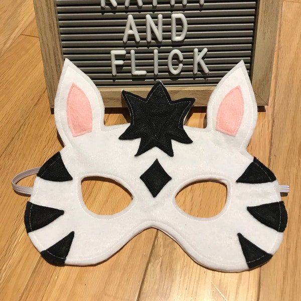Zebra Mask - Etsy