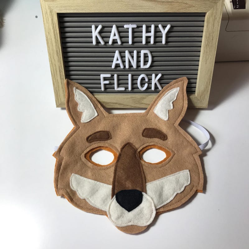 Coyote Mask - Etsy