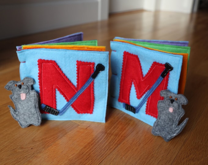 SPORTS THEME Personalized Children's 6 Page Felt Book - Etsy