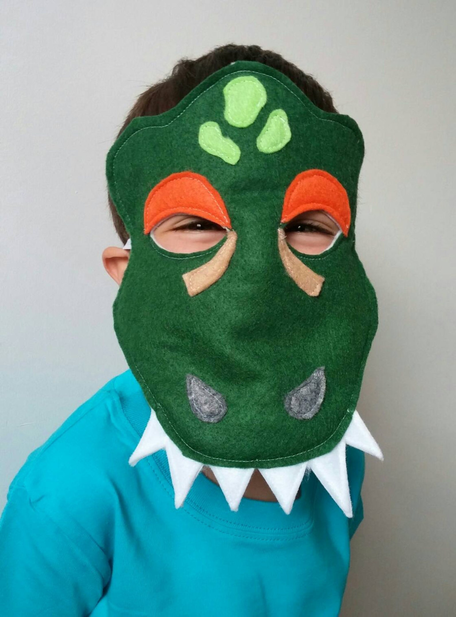 Tyrannosaurus Rex Felt Dinosaur Mask for Kids - Etsy