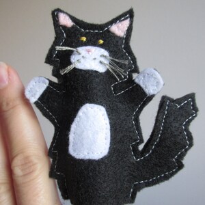 Custom Cat Felt Finger Puppet Made to Look Like YOUR CAT - Etsy