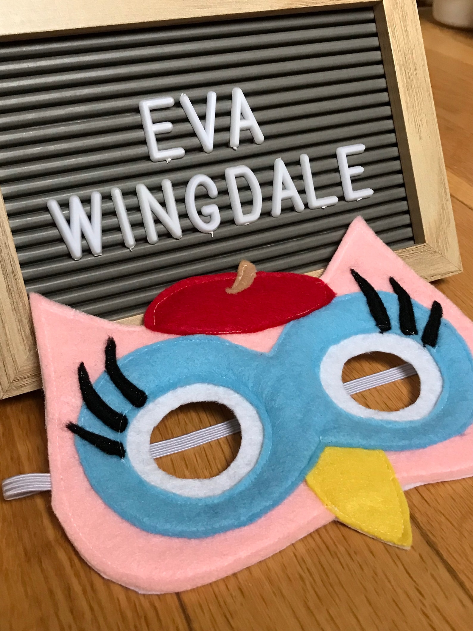 Eva Wingdale OWL Felt Mask - Etsy