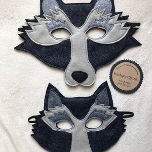 WOLF - Handmade Children’s Felt Mask - Etsy