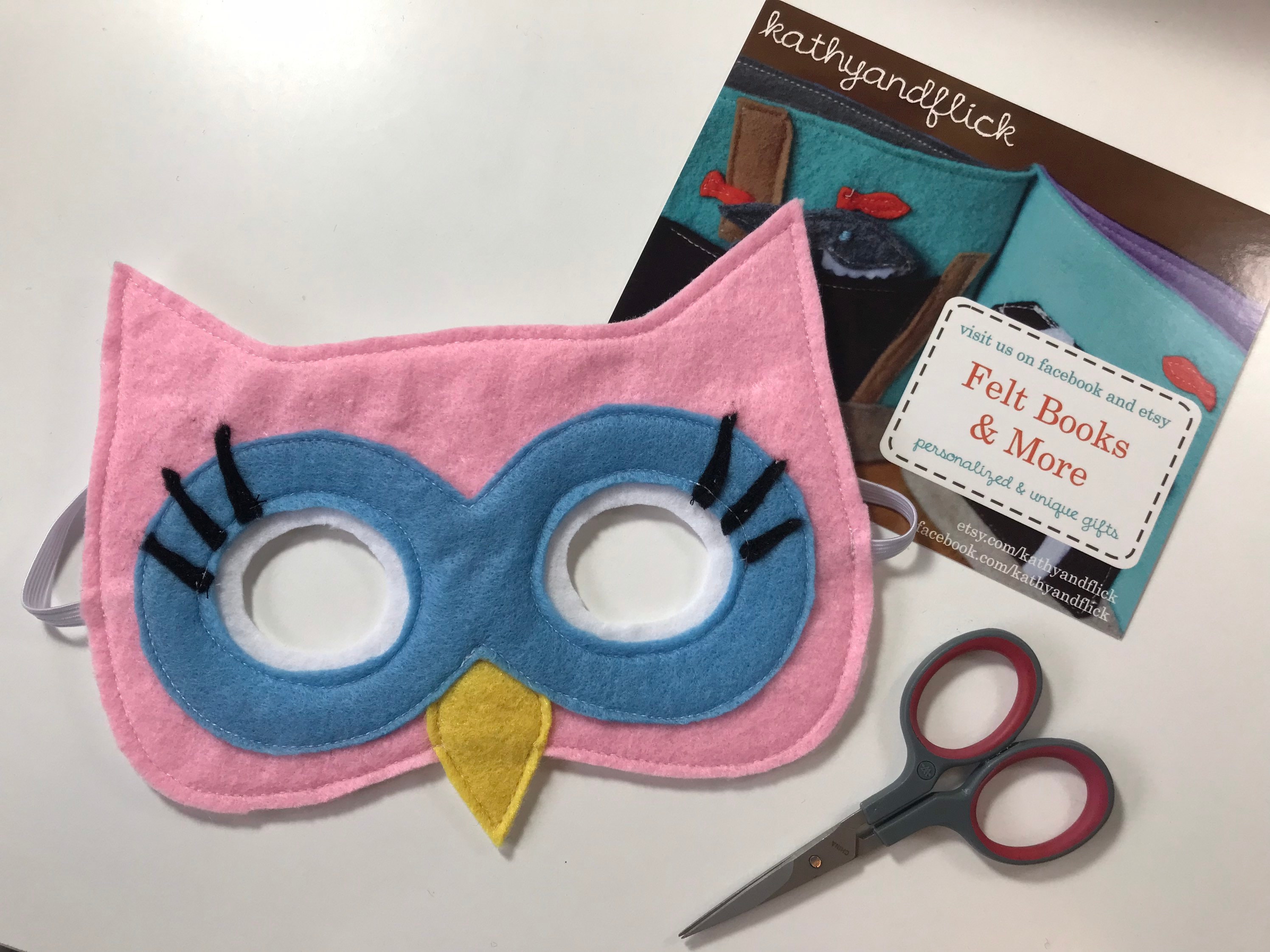 Eva Wingdale OWL Felt Mask - Etsy