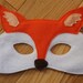 FOX Handmade Children's Felt Mask - Etsy