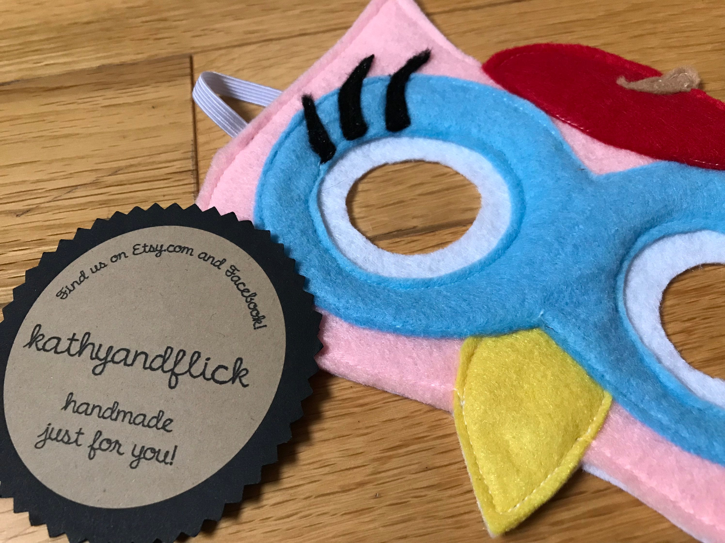 Eva Wingdale OWL Felt Mask - Etsy