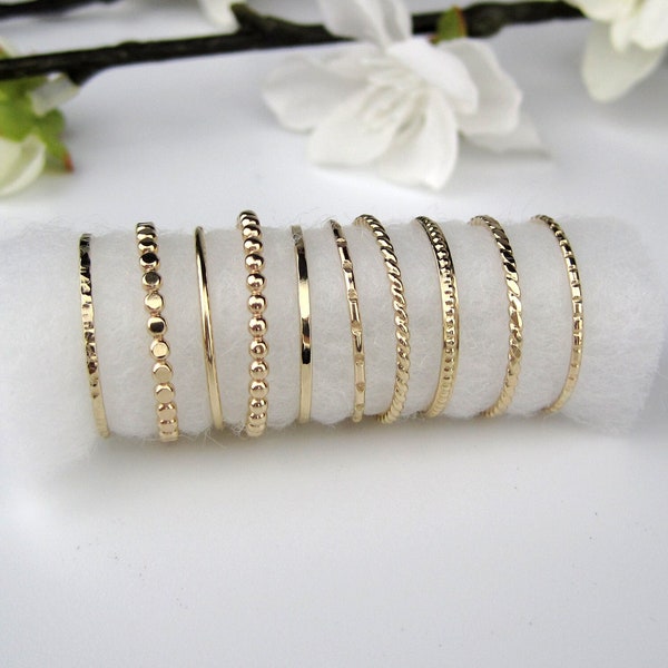 Stacking Ring Set - Etsy