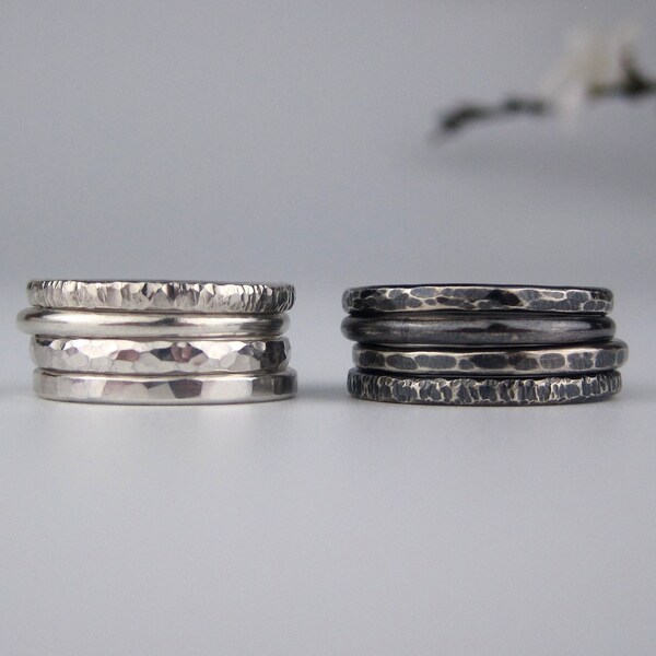 Silver Stacking Ring - Etsy