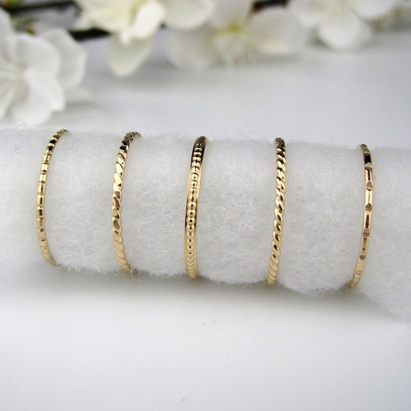 Stacking Ring Set - Etsy