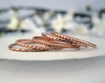 Stacking Ring Set - Etsy
