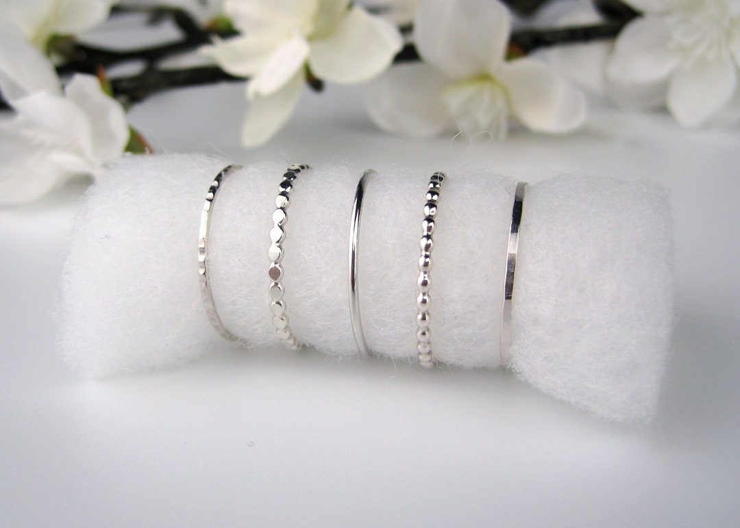 Sterling Silver Stacking Rings | Choose a Stackable Ring Set | Handmade ...
