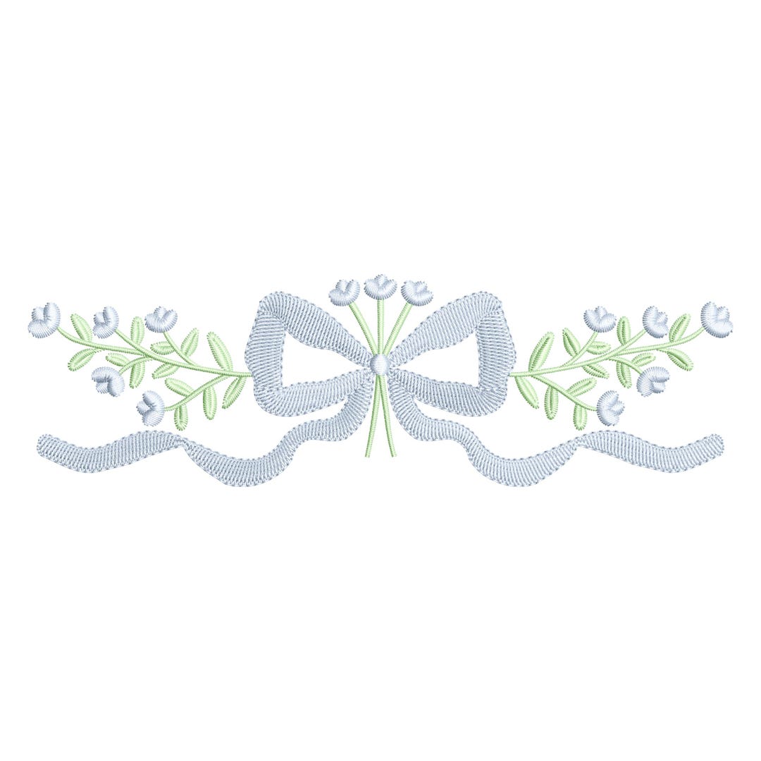 Preppy Grandmillennial Embroidery Design, Digital Embroidery Designs ...