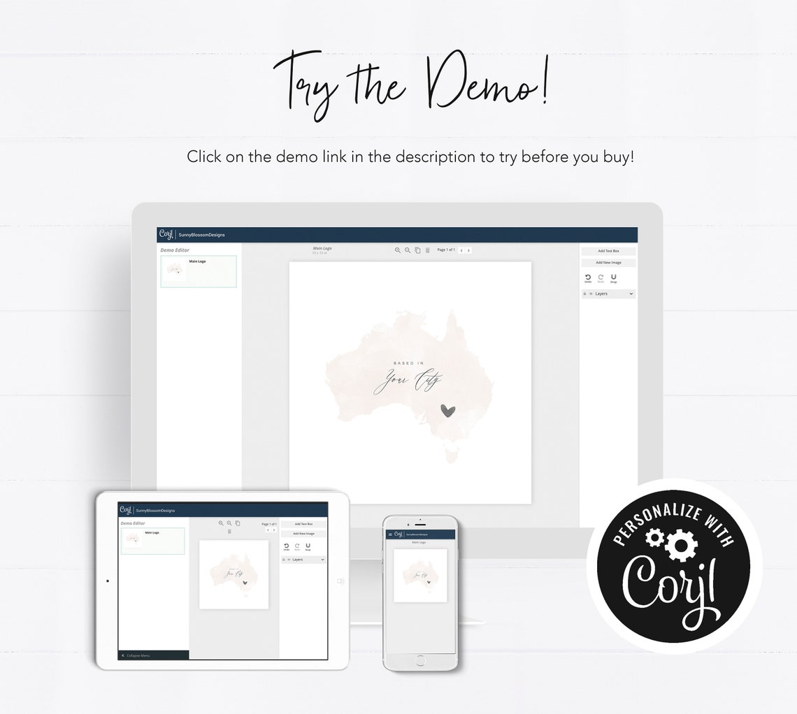 Editable Australia Map Watercolor Map for Website Website | Etsy