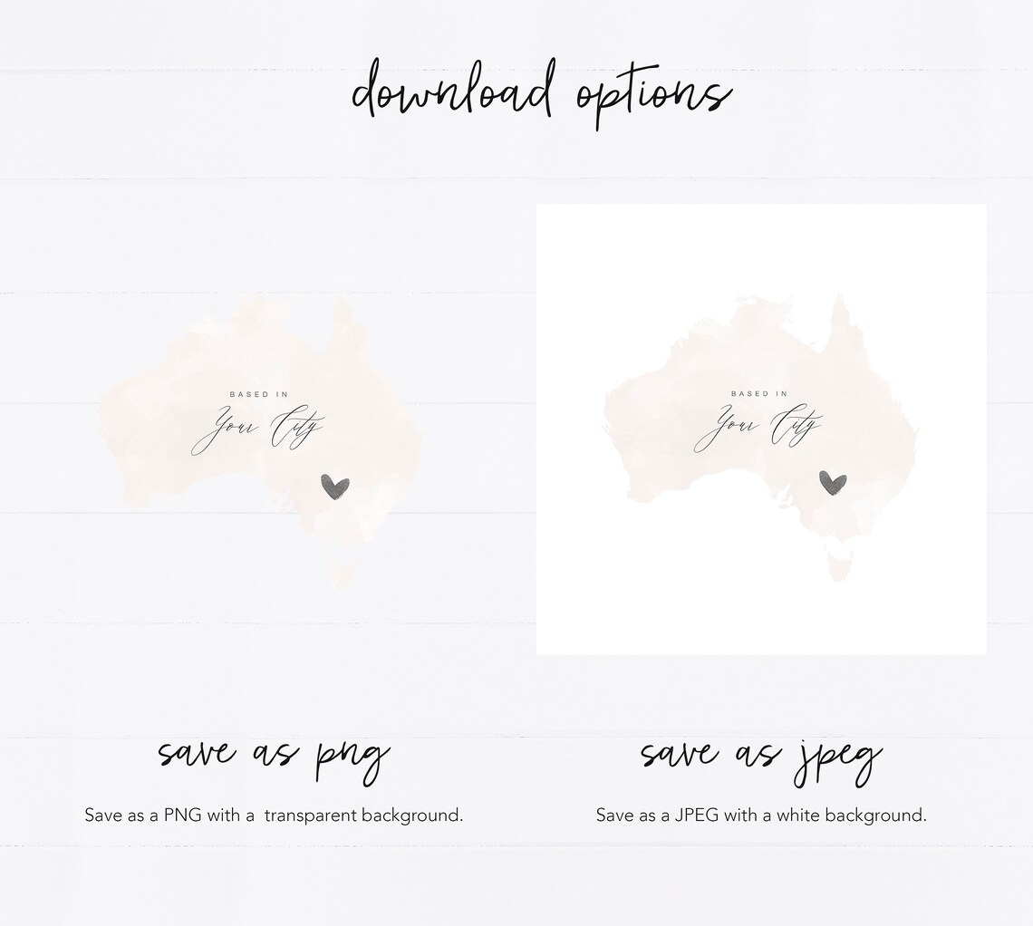 Editable Australia Map Watercolor Map for Website Website | Etsy