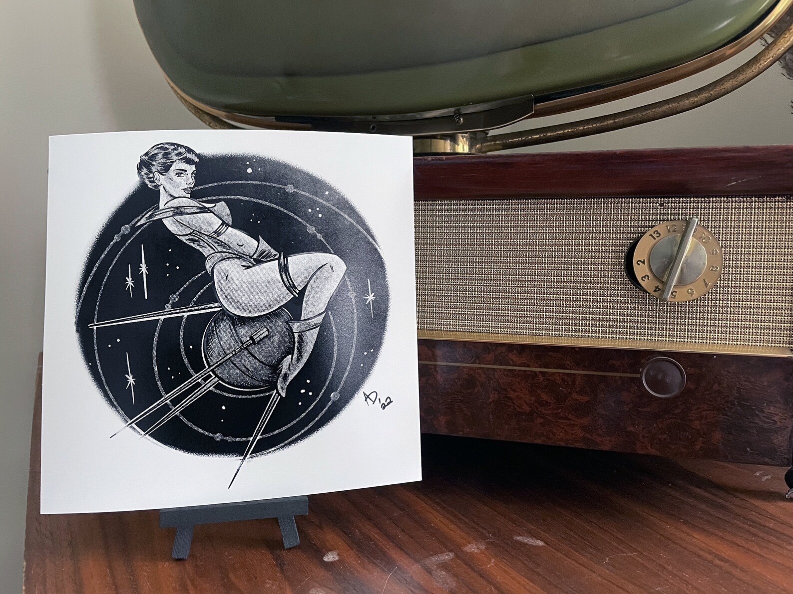 Space Age Retro Art Print Retro Art Decor Vintage Comic - Etsy