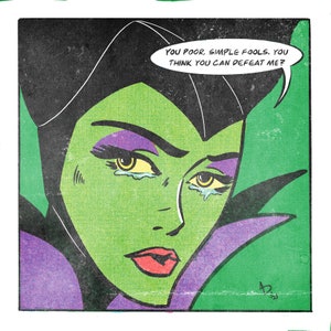 Poor Simple Fools, Comic Girl Art, Retro Art Print, Crying Comic Girl ...