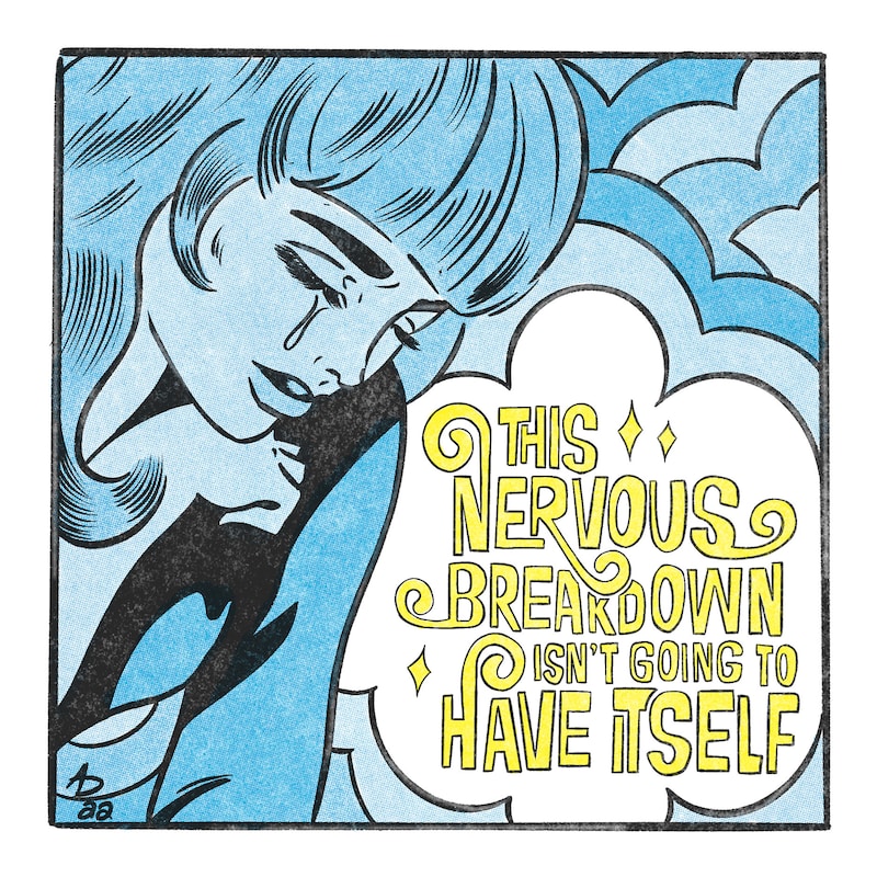 Crying Comic Girl - Etsy