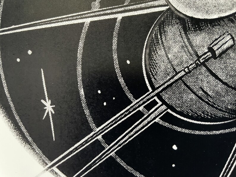 Space Age Retro Art Print Retro Art Decor Vintage Comic - Etsy