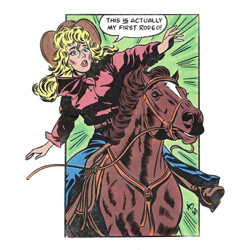 Rodeo Art - Etsy