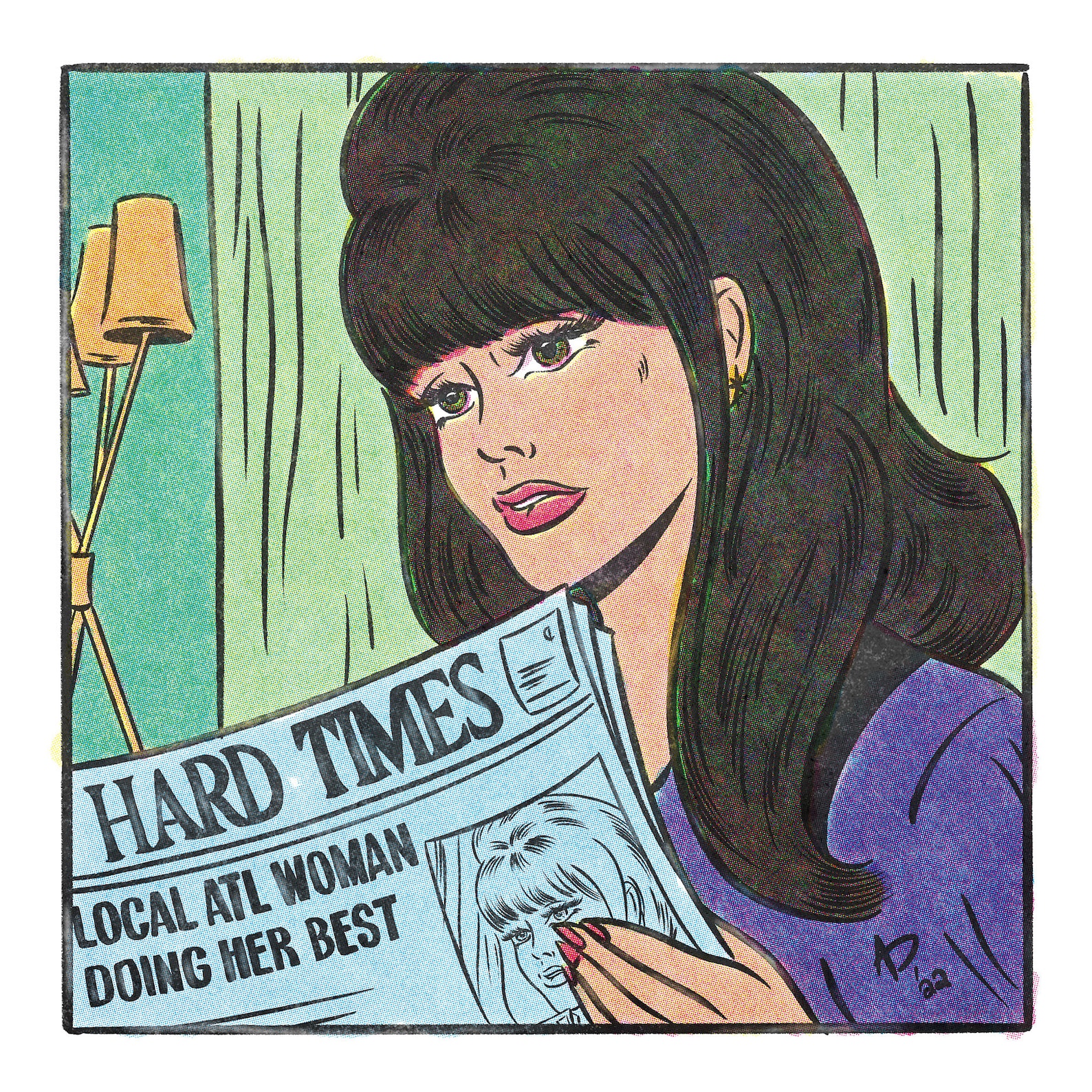 Retro Comic Art, Vintage Comic Art, Retro Decor, Retro Print, Retro ...
