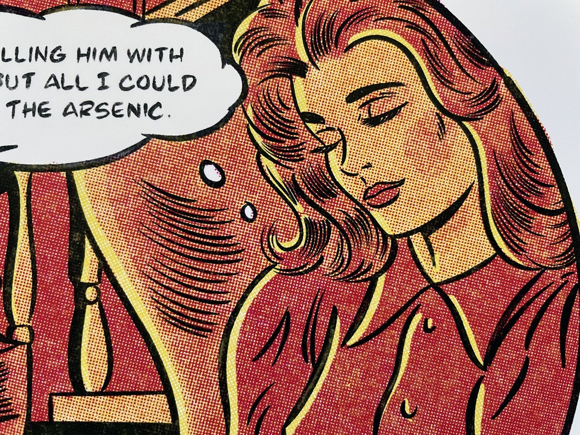 Comic Girl, Pop Art Print, Retro Comic Art Print, Vintage Comics Art ...