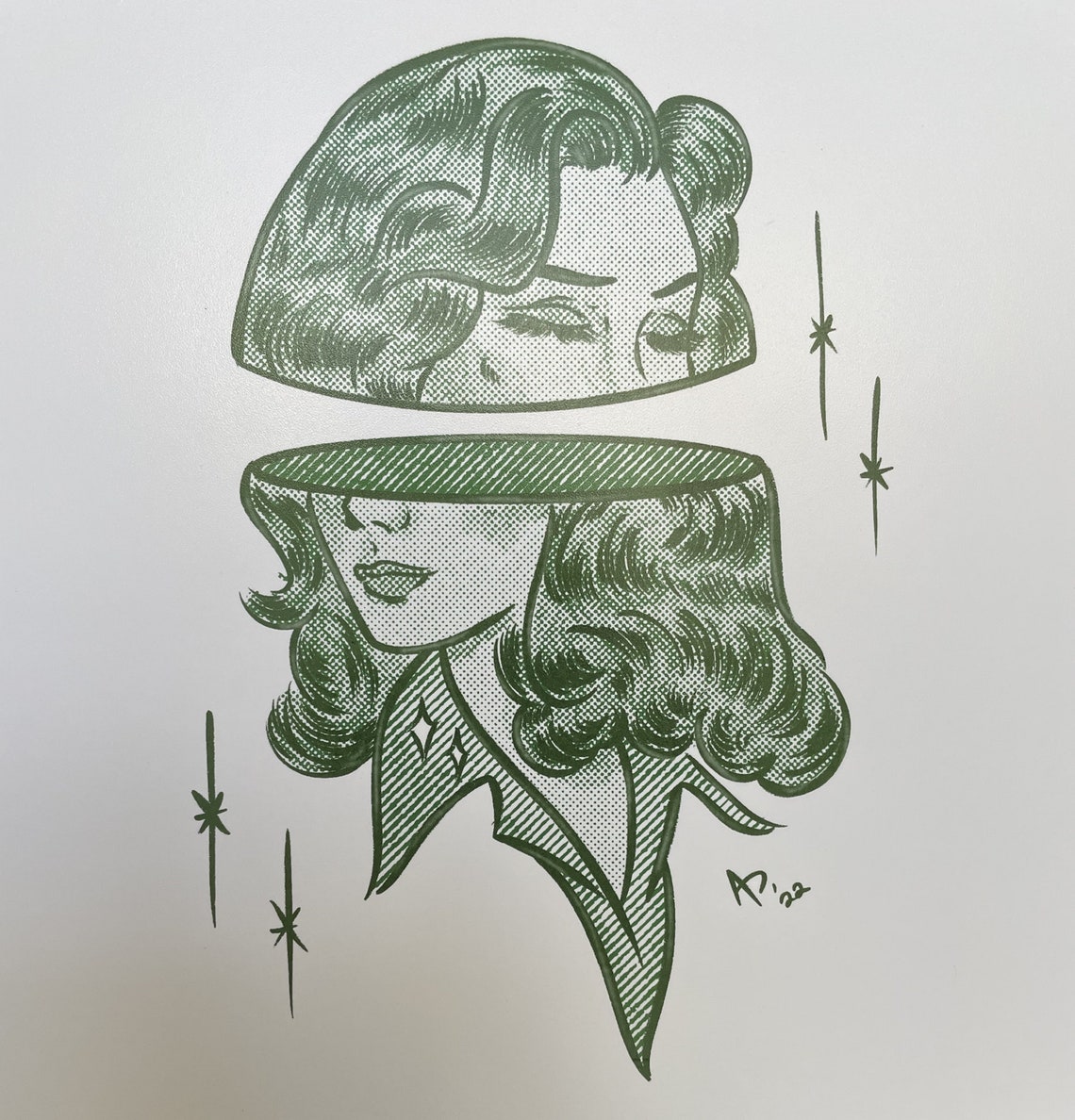 Dizzy Retro Art Print Retro Art Decor Vintage Comic Art - Etsy