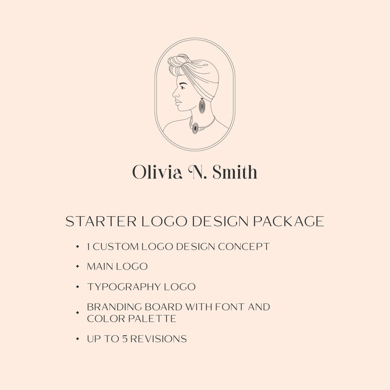 Custom Logo Design for Small Business Custom Unique Minimalist - Etsy