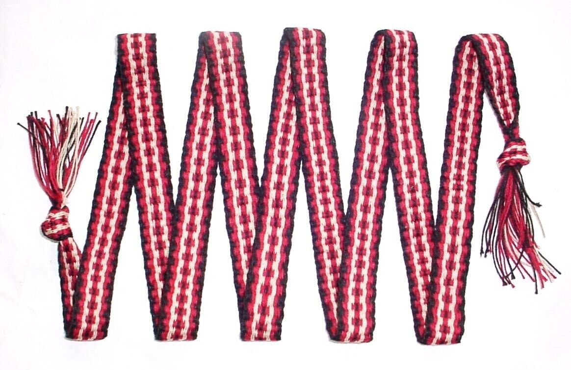 Metis Powder Horn Inkle Woven Belt Strap Hat Band Mountain Man Muzzle ...