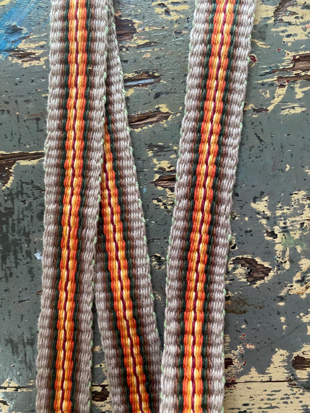 Metis Powder Horn Inkle Woven Belt Strap Hat Band Mountain Man Muzzle ...