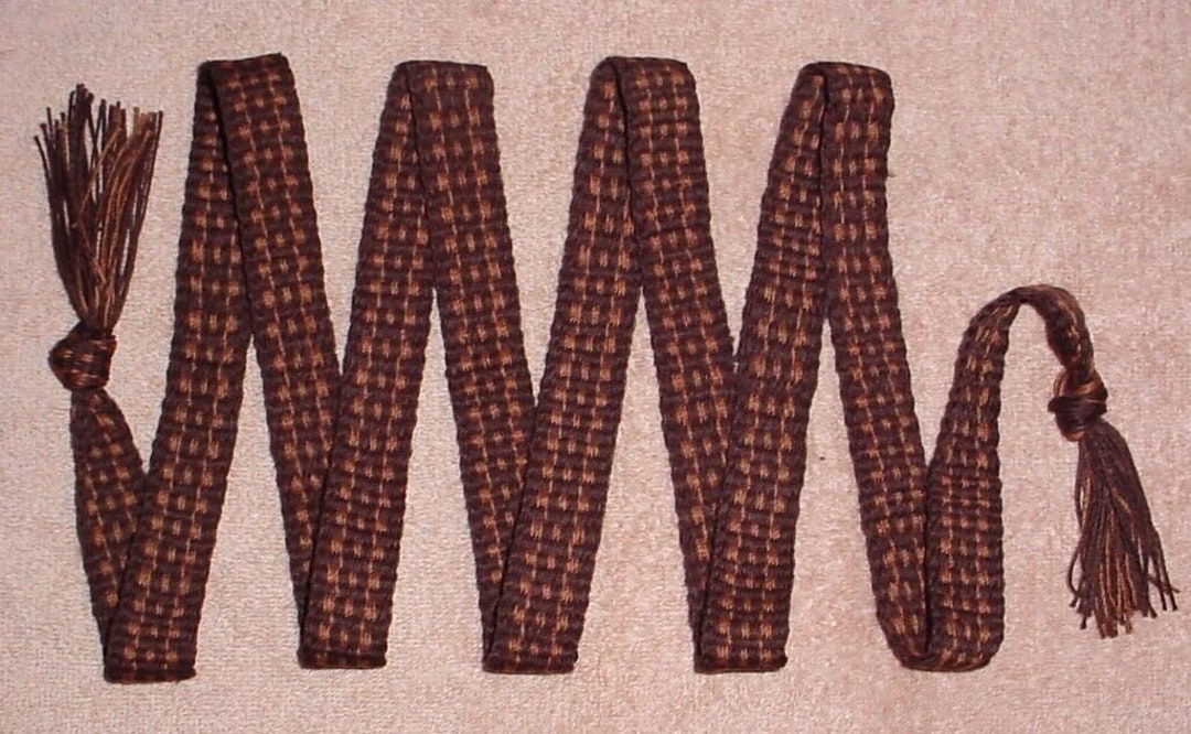 Metis Powder Horn Inkle Woven Belt Strap Hat Band Mountain Man Muzzle ...