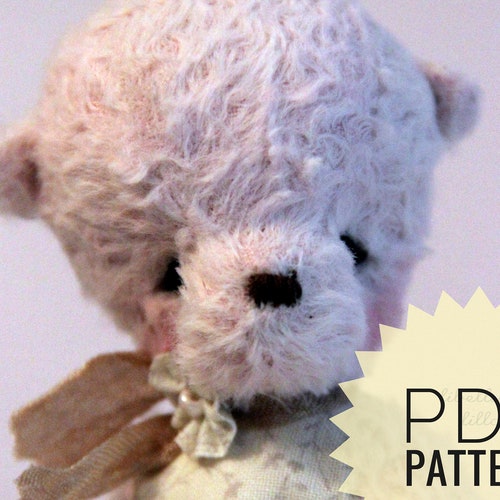 Sewing PATTERN PDF Vintage Teddy Bear Teddy Bear Pattern How - Etsy